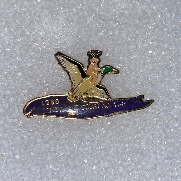 Accessories | Vintage Royal Order Of Jesters Roj 1986 Long Island Duck ...